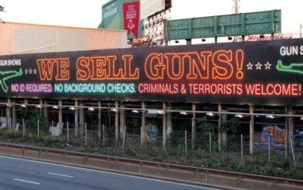Funny Gun Store Signs