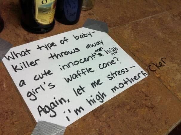 27 Hilarious Notes Clearly Written by Stoners