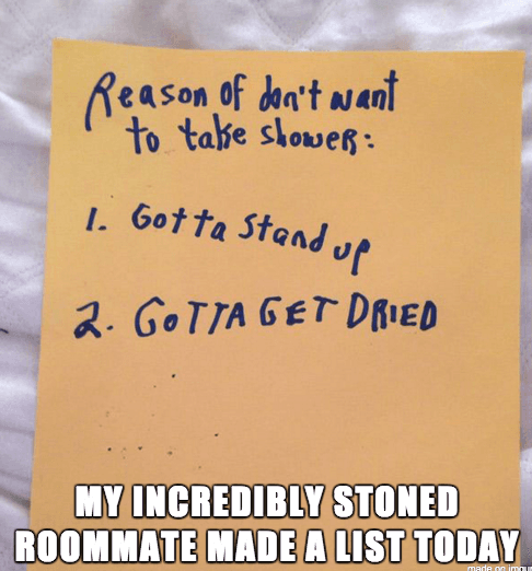 27 Hilarious Notes Clearly Written by Stoners