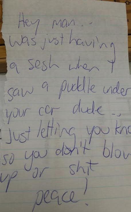 27 Hilarious Notes Clearly Written by Stoners