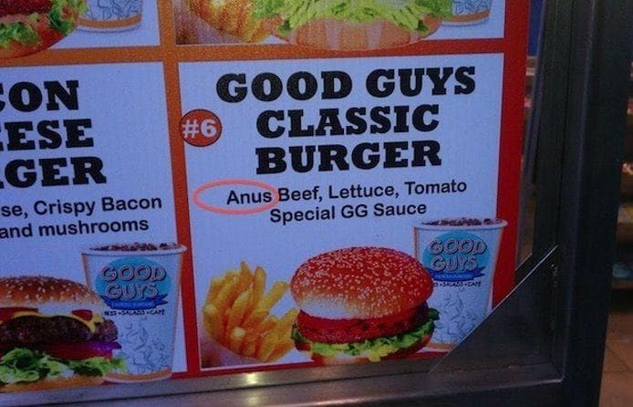 26 Hilarious Menu Fails That Definitely Need Some Rewording