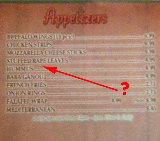 26 Hilarious Menu Fails That Definitely Need Some Rewording
