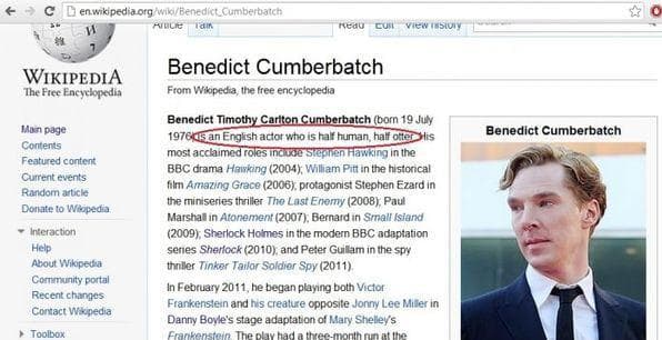 The 23 Funniest Wikipedia Edits Ever Written