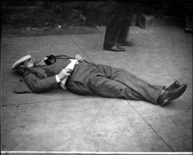 Chicago Gangland Crime Scene Photos You Don't Really Want To See