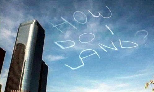 18 Hilarious Airplane Skywriting Messages Spotted in the Air