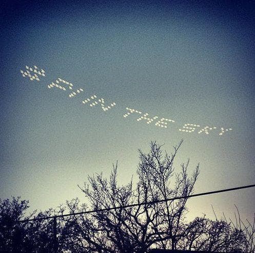 18 Hilarious Airplane Skywriting Messages Spotted in the Air