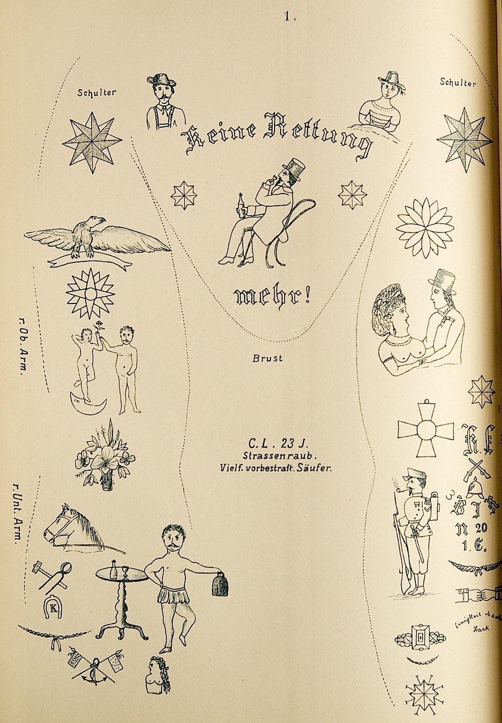 16 Badass Tattoos From the 19th Century