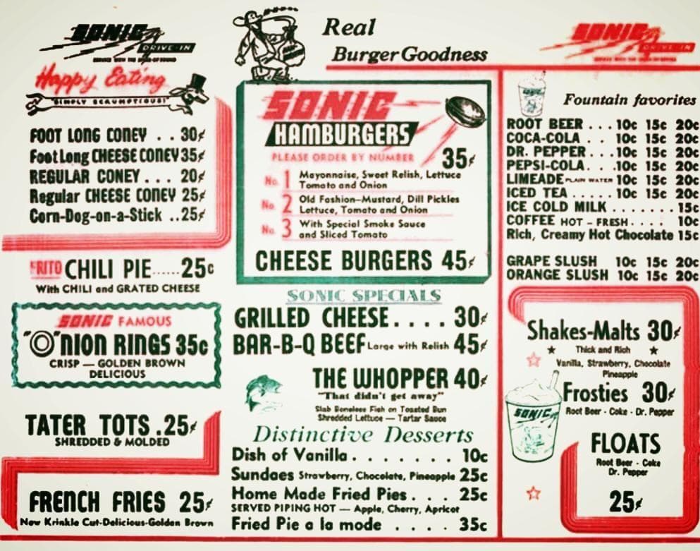 18 Vintage Fast Food Menus That Look Way Better Than Current Ones