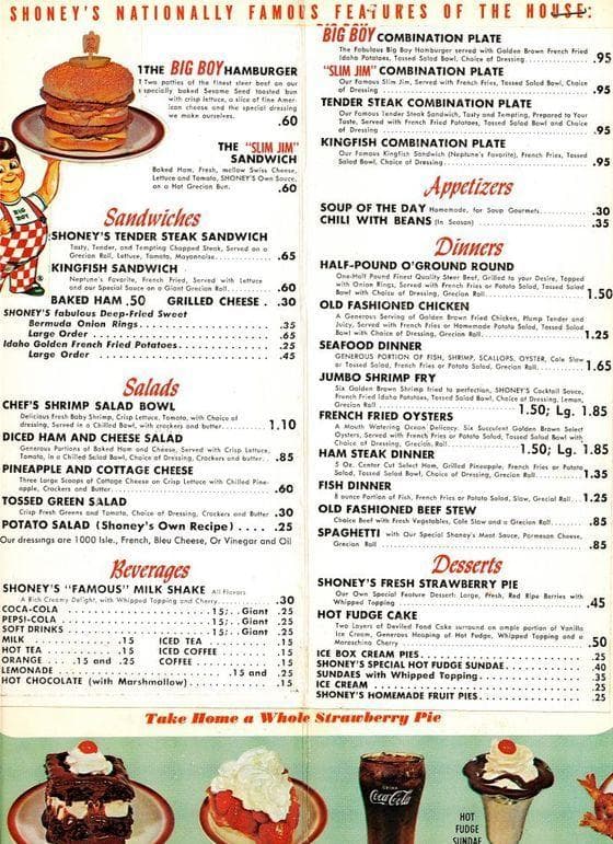 18 Vintage Fast Food Menus That Look Way Better Than Current Ones