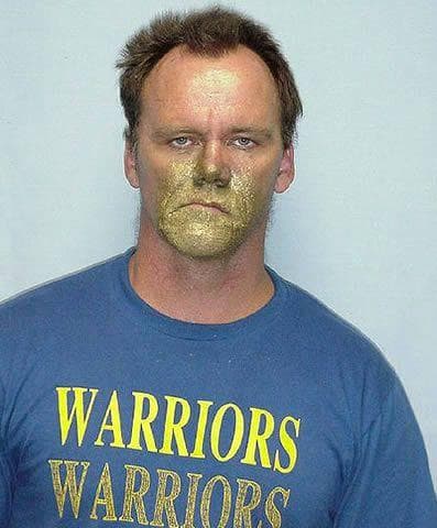 22 Hilarious Face Paint Mugshots You Can't Look Away From