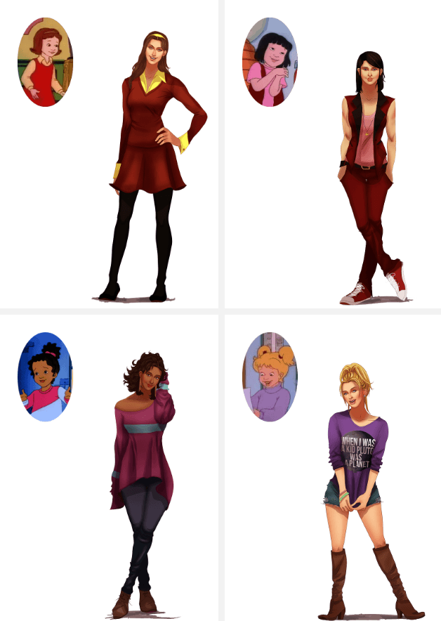 26 Grown Up Versions of Your Favorite '90s Cartoon Characters