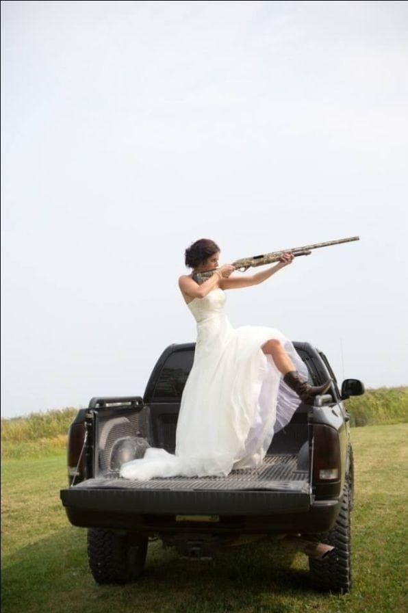 18 Times People Brought Their Guns to Weddings (Photos)