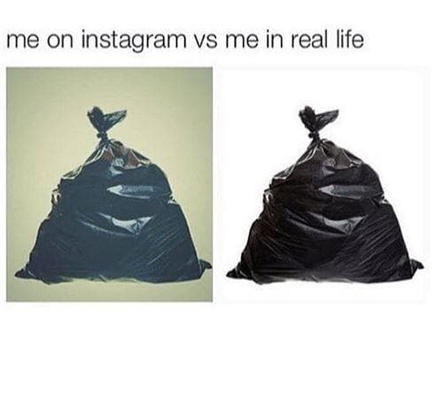 The Funniest Instagram vs. Real Life Memes