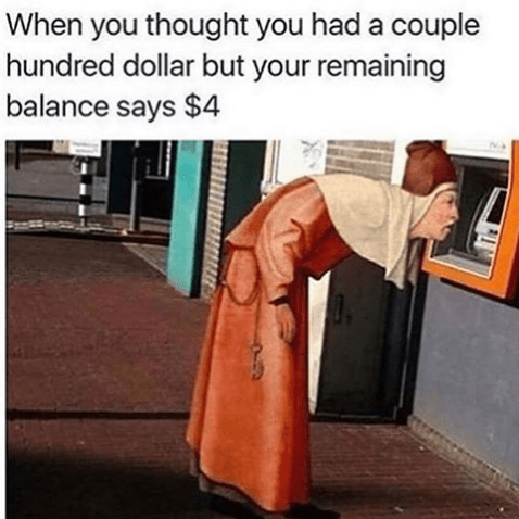 27 Funny Memes About Being Bad With Money
