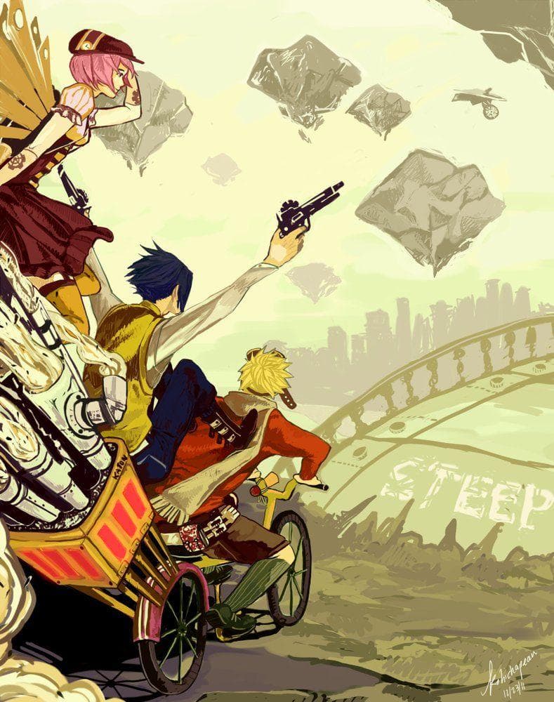 22 Awesome Steampunk Versions Of Anime Characters