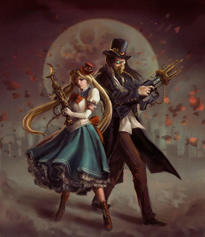 22 Awesome Steampunk Versions Of Anime Characters