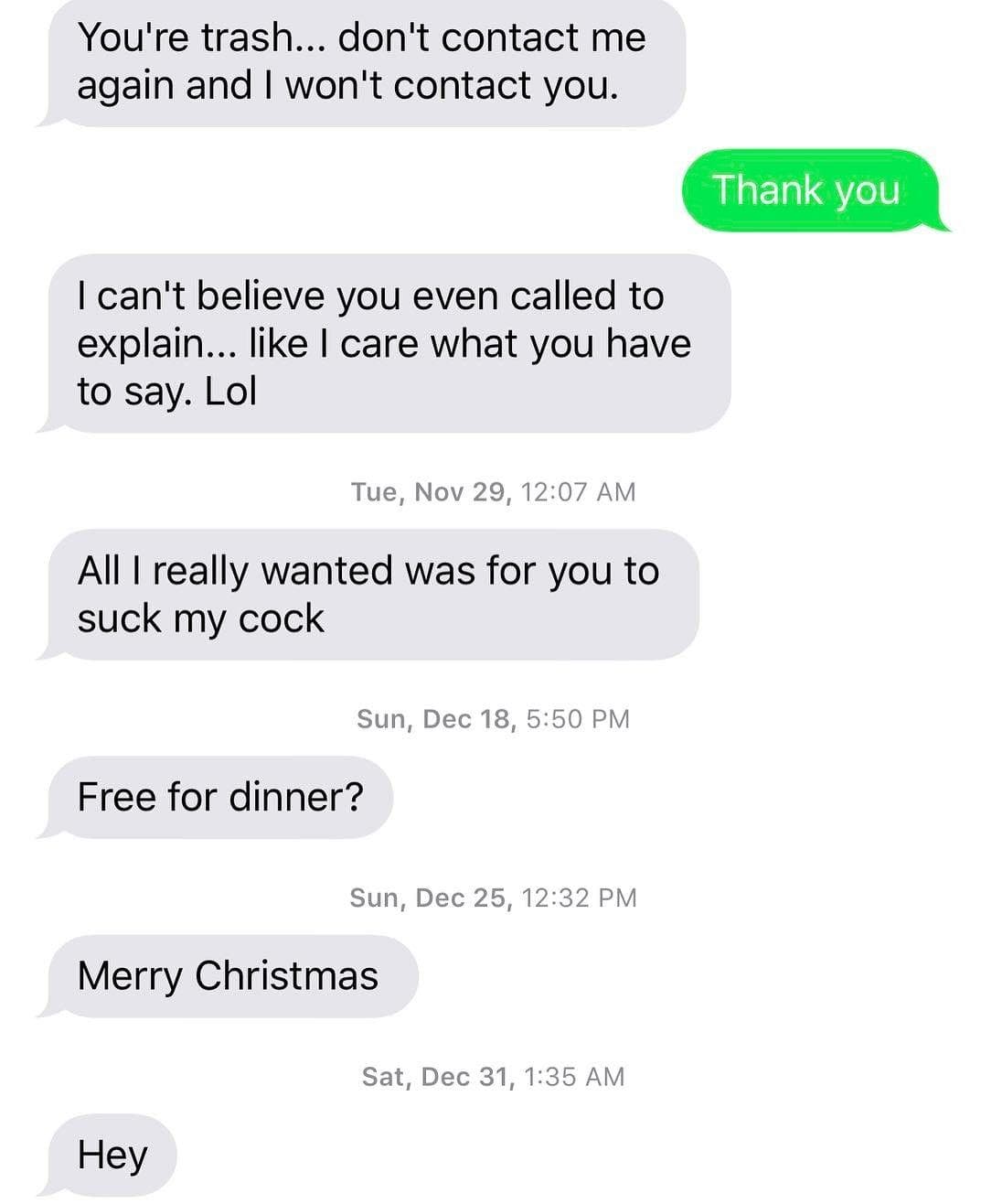 24 Hilariously Hateful Texts From Exes