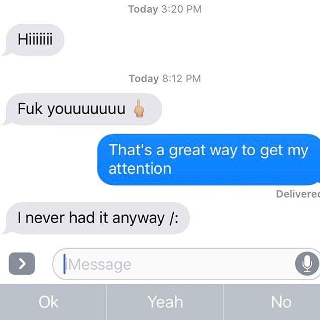 24 Hilariously Hateful Texts From Exes