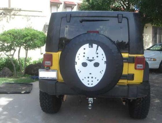 25 Hilarious Tire Covers Spotted on the Open Road