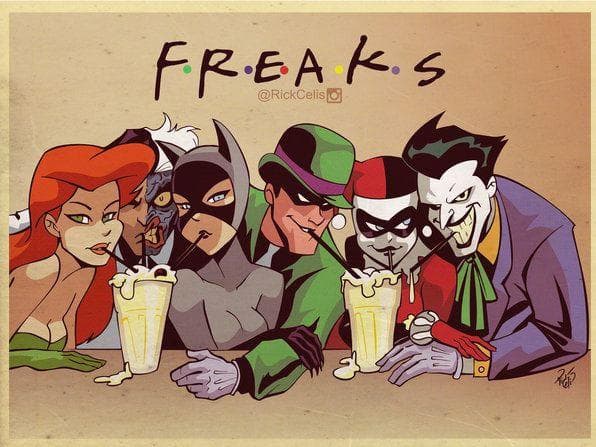 Batman Mash-Up Art That Proves Everyone Has An Alter Ego