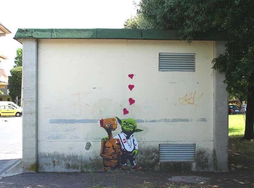 Incredible Movie Graffiti Art You'd Be Happy To See in Your Area