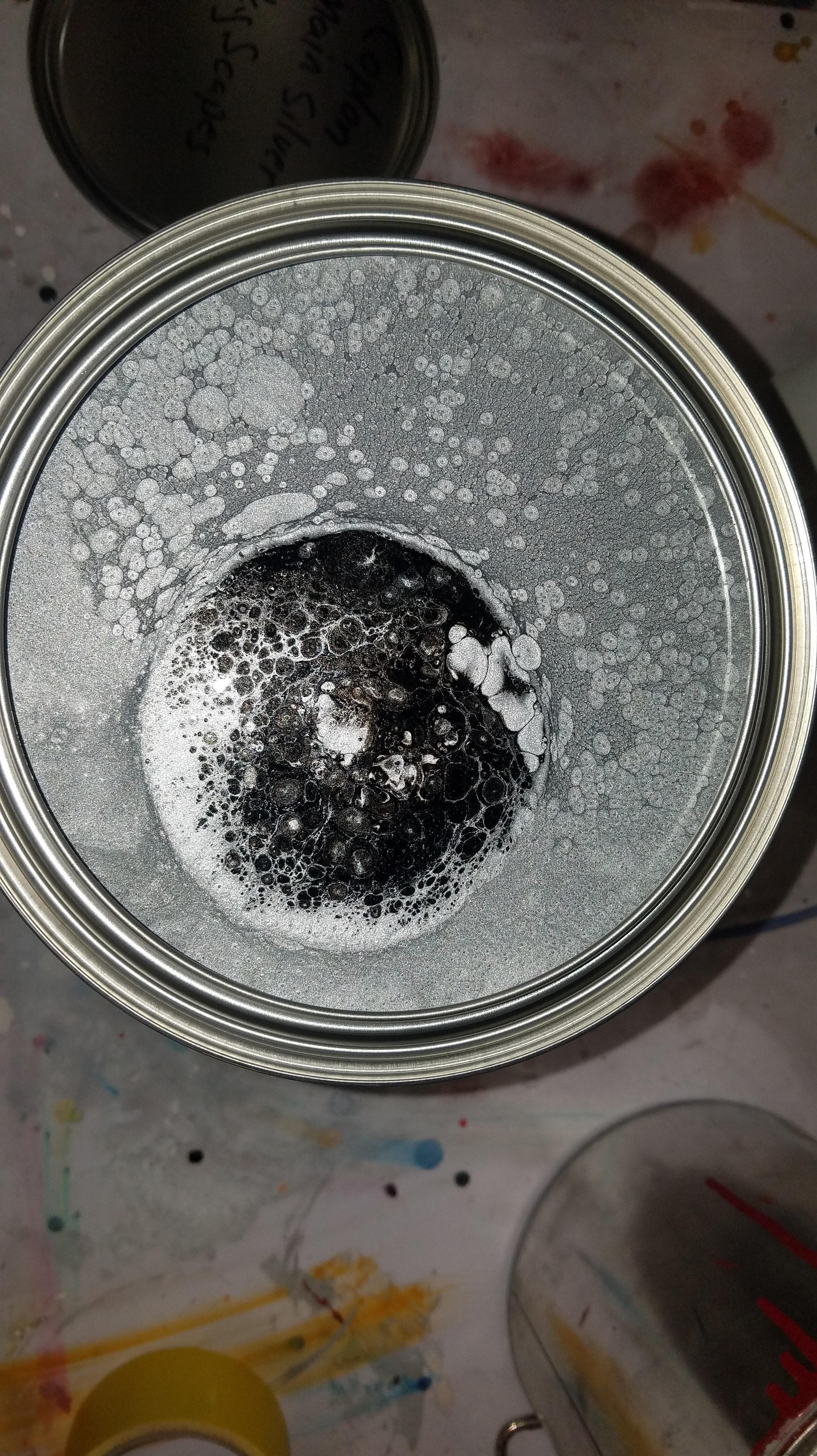 30 Cans of Unstirred Paint That Are Totally Works of Art