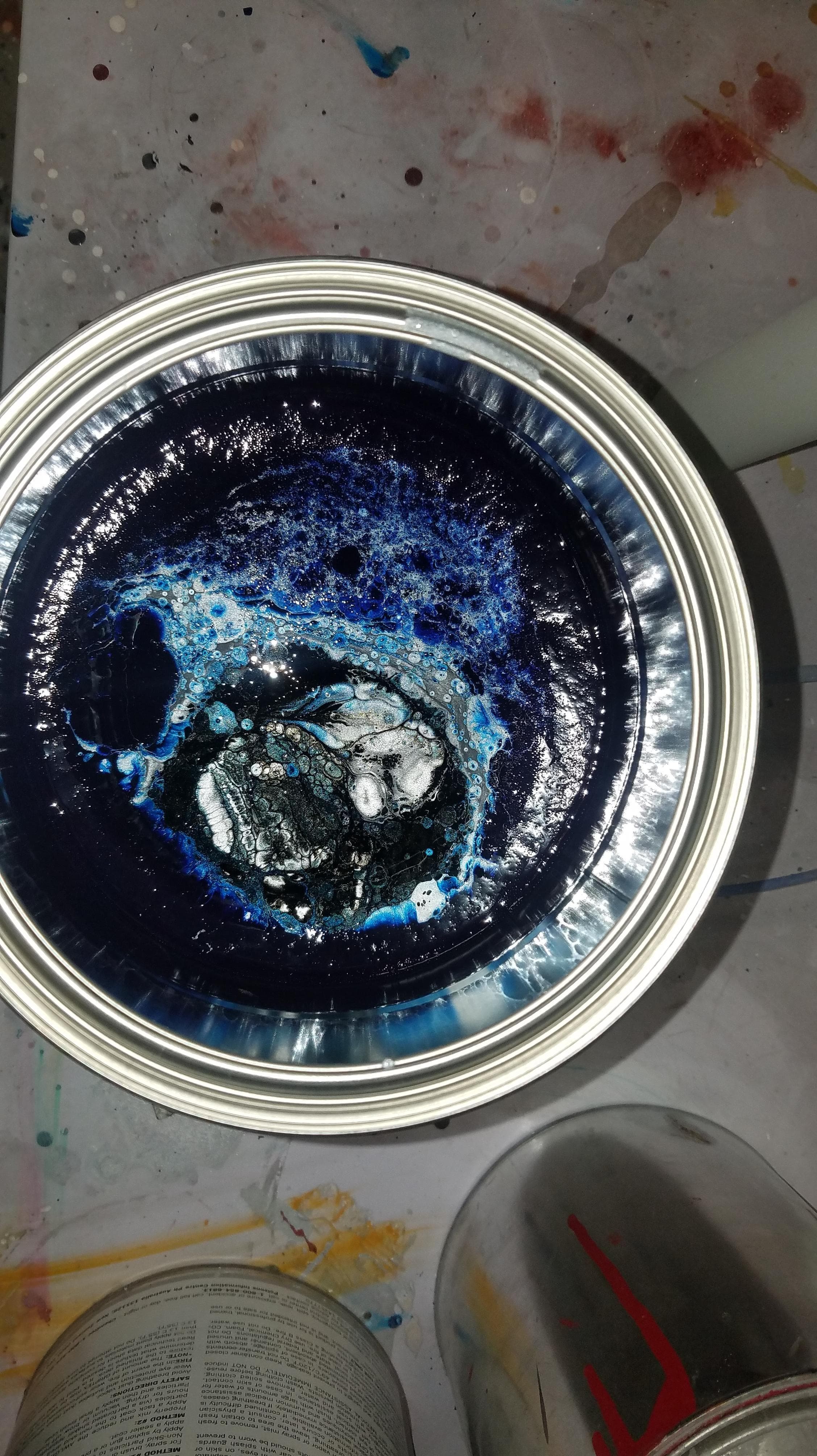 30 Cans of Unstirred Paint That Are Totally Works of Art