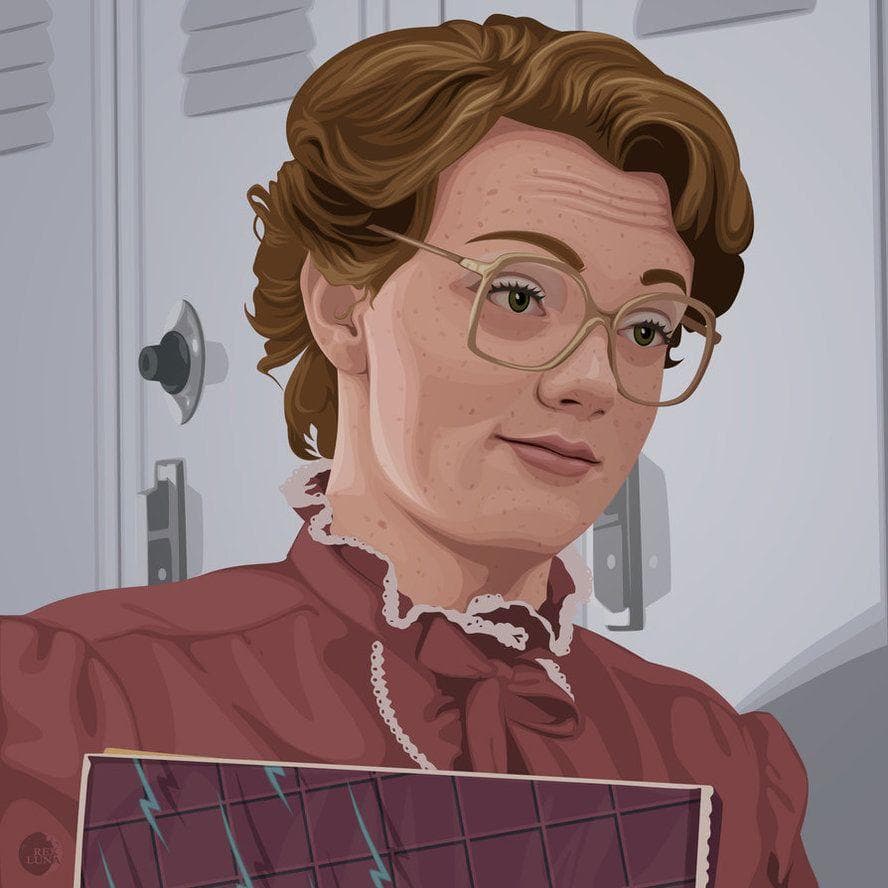 30 Incredible Examples of Barb Fan Art from Stranger Things
