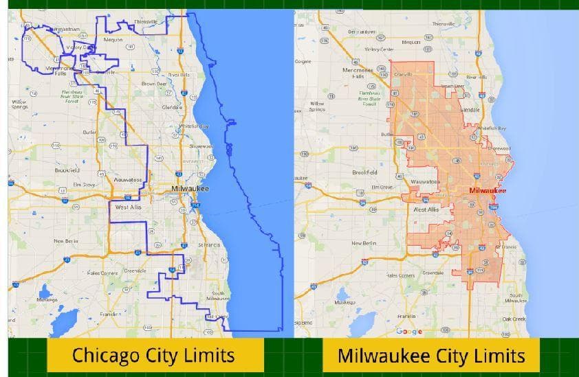 15 Relative Size Maps Of Cities Around The World