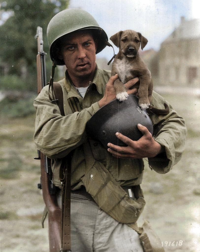 World War 2 Soldiers In Color
