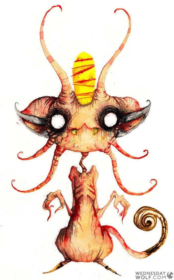 Wednesday Wolf Creates Pokemon You'd Only Encounter In Your Nightmares
