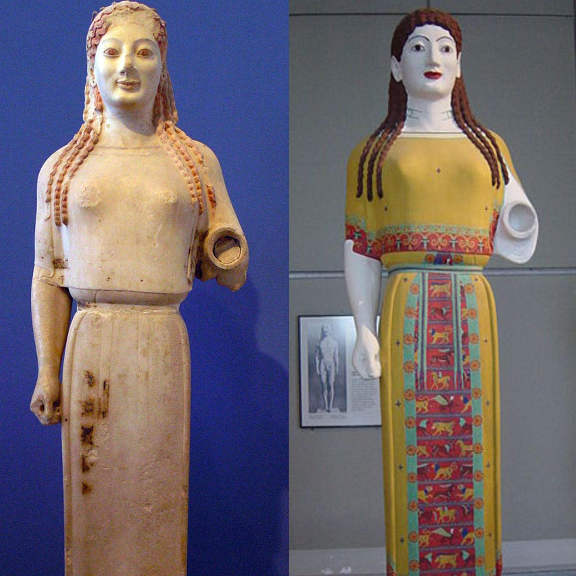 An Artist Re-Colored Greek Sculptures To Look Exactly Like When They ...