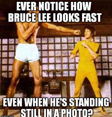 Bruce Lee Meme No Joke
