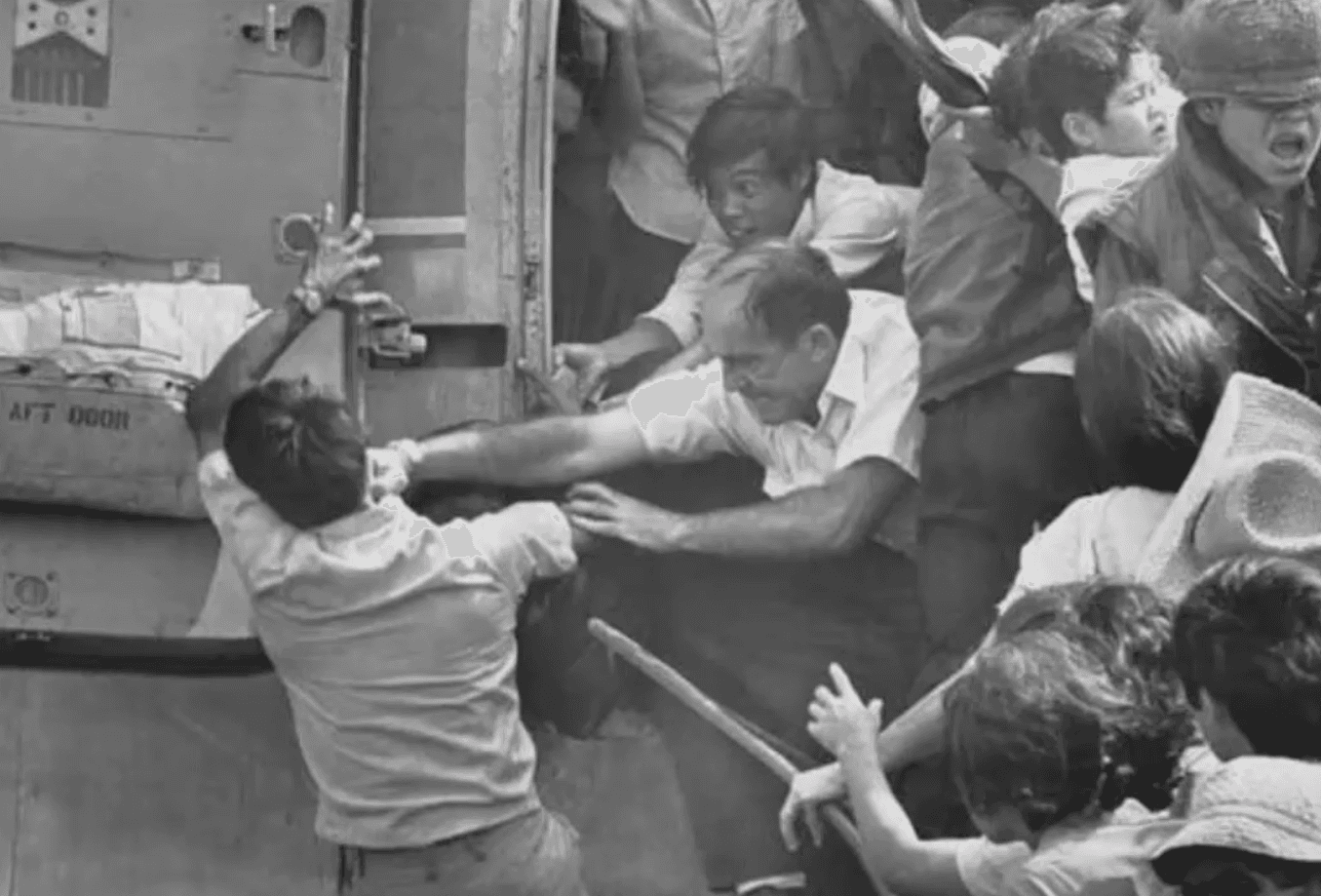 How One Photo Captured The Chaos Of The Vietnamese US Embassy Evacuation