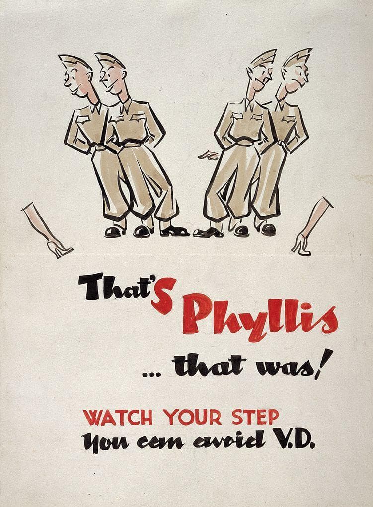 21 Ridiculously Over The Top World War II-Era STD Prevention Posters