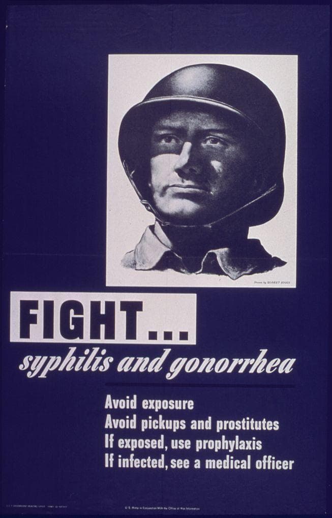 21 Ridiculously Over The Top World War II-Era STD Prevention Posters