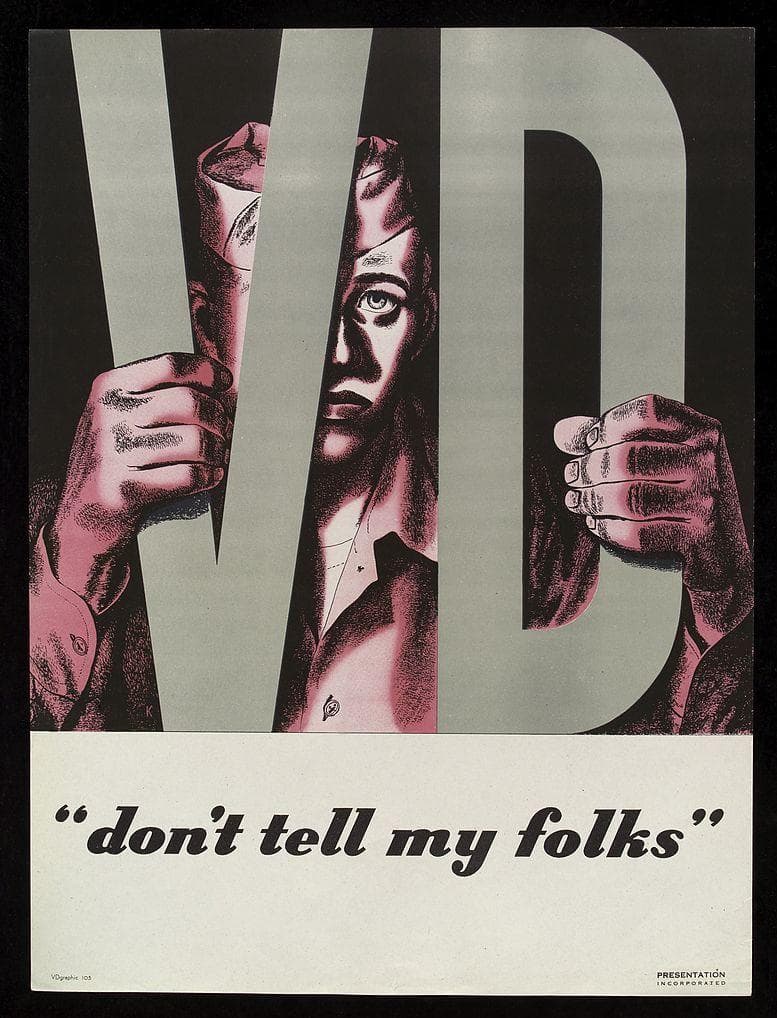 21 Ridiculously Over The Top World War II-Era STD Prevention Posters