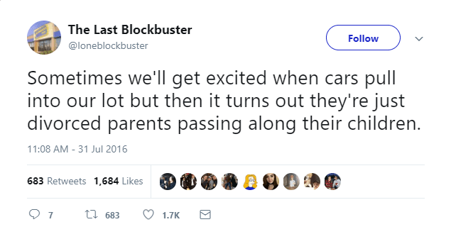 25 Hilarious Tweets From The World's Last Blockbuster Video