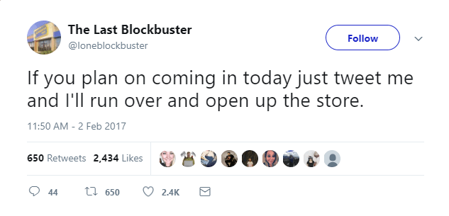 25 Hilarious Tweets From The World's Last Blockbuster Video