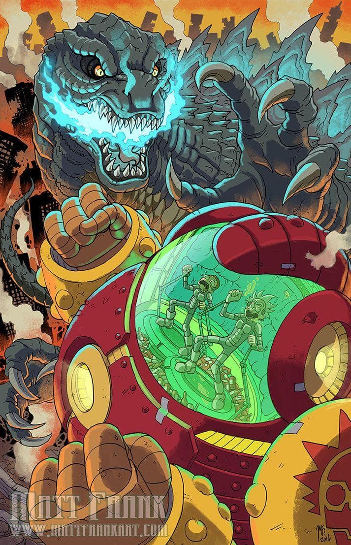 23 Incredible Rick And Morty Crossover Fan Art Creations