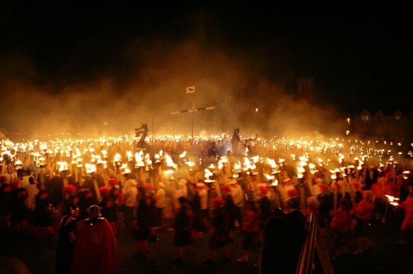 A Look Inside Scotland's Massive Viking Festival That Happens Every Year
