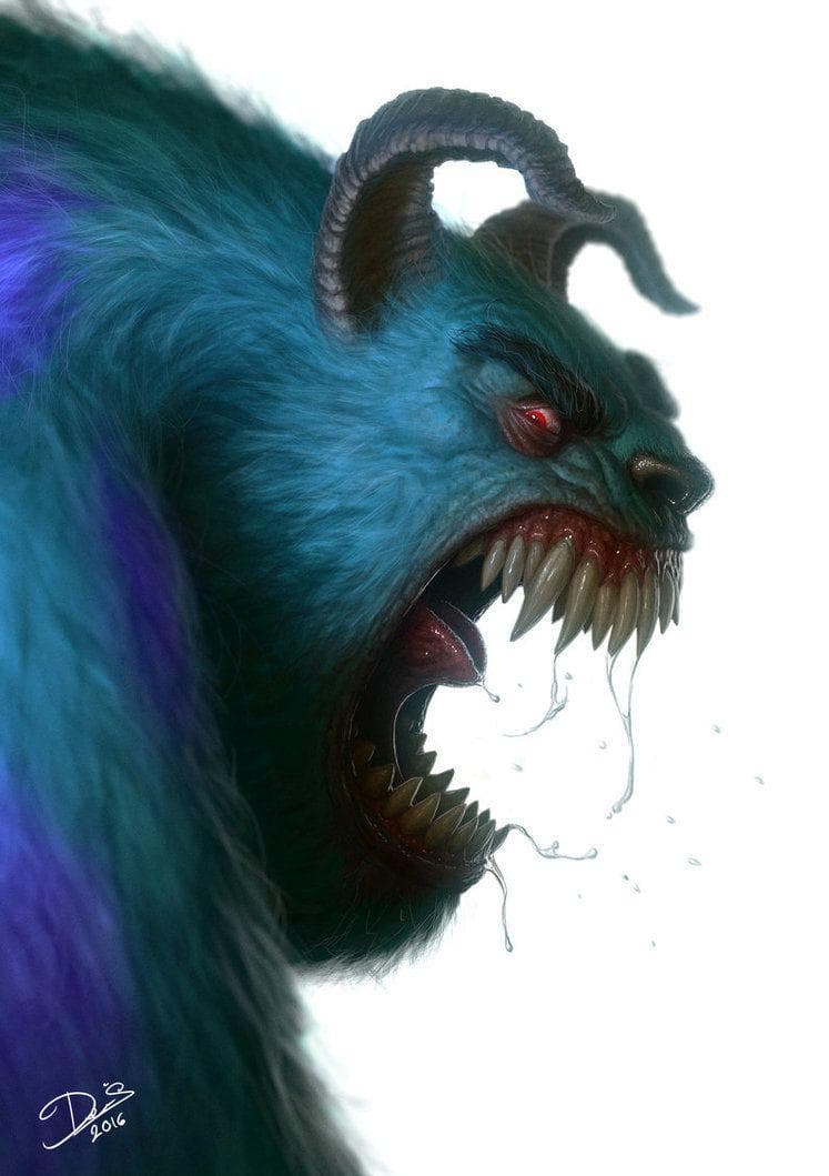 This Artist Turns Your Favorite Childhood Characters Into Horrible Monsters