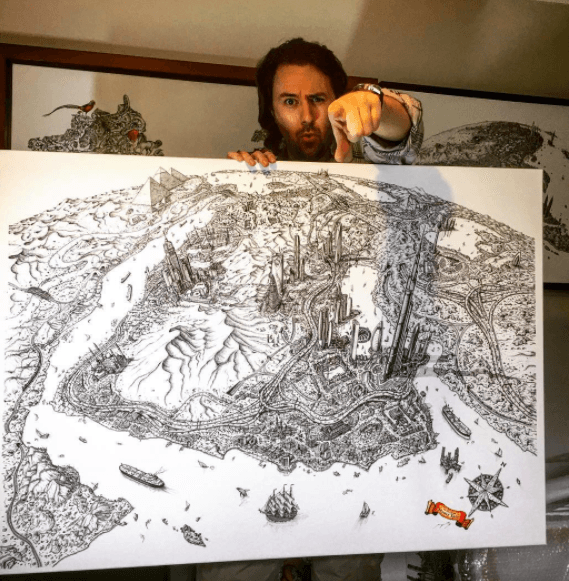 Artist Jeff Murray Creates Incredible Historical Landscapes