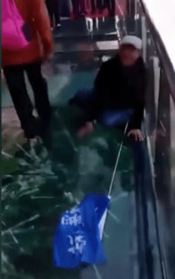 This Terrifying Glass Bridge Leaves Tourists Fearing For Their Lives As ...
