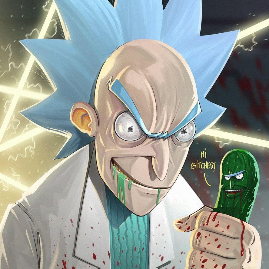 19 Incredible Pickle Rick Fan Art Creations That Belong in Museums