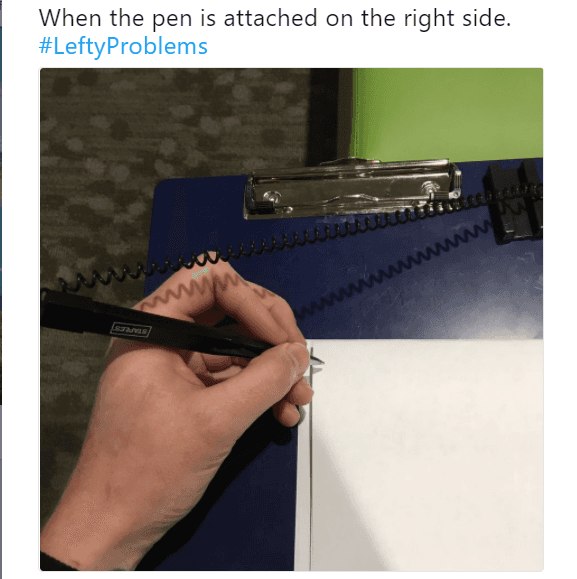 19 Funny Photos That Depict the Horror of Being Left Handed