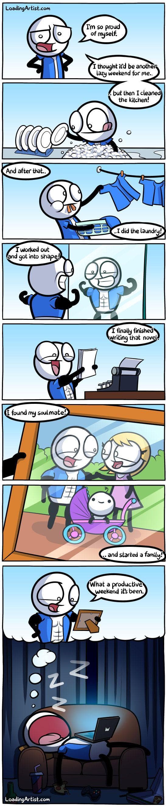 'Loading Artist' Makes Depressingly Relatable Webcomics