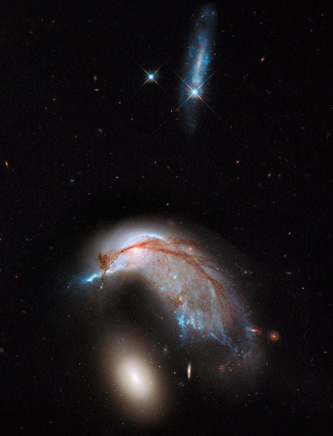 Awe-Inspiring Images Of Galaxies Colliding
