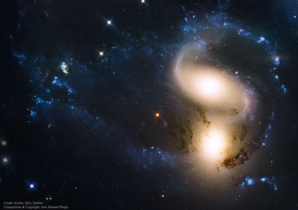 Awe-Inspiring Images Of Galaxies Colliding