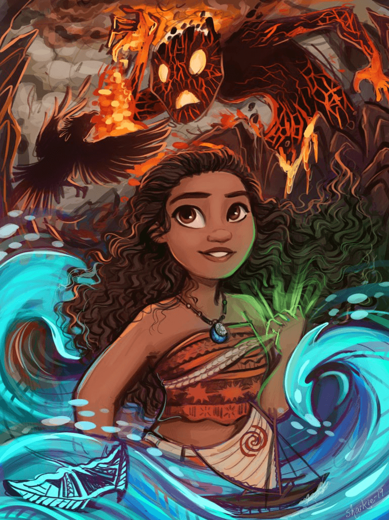 10+ Pieces Of Unbelievably Gorgeous Moana Fan Art